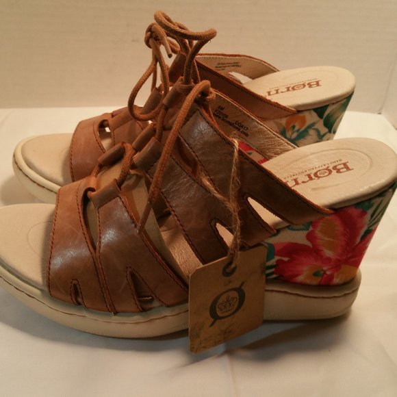 Born | Shoes | Born Female Piru Wedge Sandals Sz 6m | Poshmark